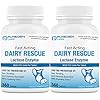 Puregen Labs Dairy Relief Fast Acting Lactase Enzyme 9000 FCC, Lactose ...