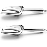 Amazon.com: E-far Mini Scoop, 3 Ounce Stainless Steel Kitchen Utility ...