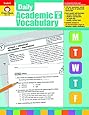 Daily Academic Vocabulary, Grade 6: Evan Moor: 0023472027627: Amazon ...