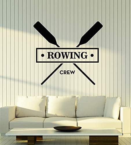 Amazon.com: Vinyl Wall Decal Rowing Crew GB Boating Oar Sport Stickers ...
