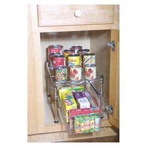 Amazon.com: Stacking Cabinet Organizer Size: 10.5" H x 11.75" W x 17.5 ...