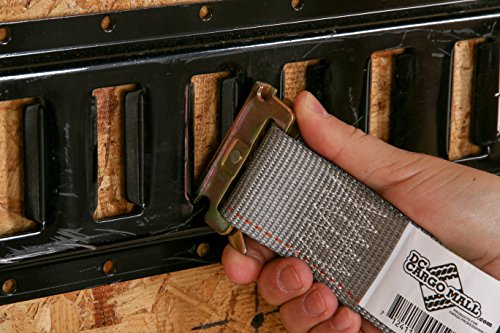 2 E Track Ratchet Straps, 2" x 16' Durable Ratcheting Cargo Strap TieDowns | Heavy Duty ...