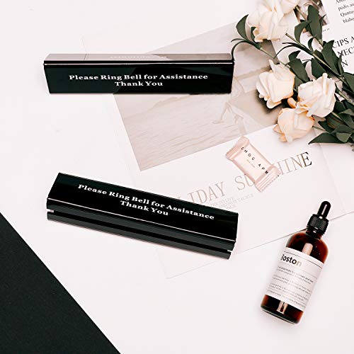 2 Pieces Double-Side No Receptionist Sign Please Ring Bell Sign for ...