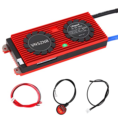 VNSZNR BMS Board LiFePO4 4S 12V 100A Smart PCB Battery Management ...