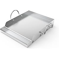 Amazon.com: only fire Stainless Steel BBQ Cooking Griddle, Universal ...