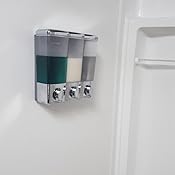 Better Living Products Clear Choice Dispenser III Three Chamber Shower ...