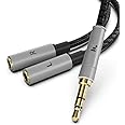 Amazon.com: FUNDIAN True Stereo L R Splitter Cable, 3.5mm Male to ...