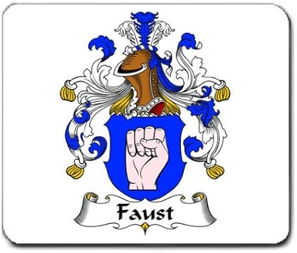 Amazon.com : Faust Family Crest Coat of Arms Mouse Pad : Office Products