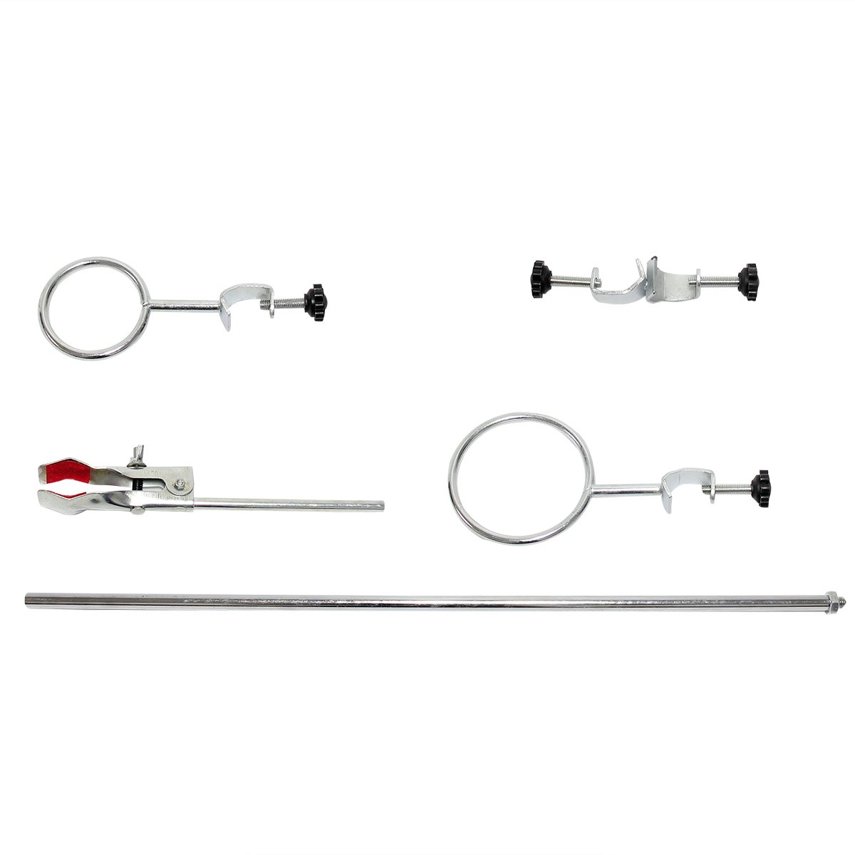 Wisamic Laboratory Retort Stand – Lab Support Stand (8 inches x 5 ...