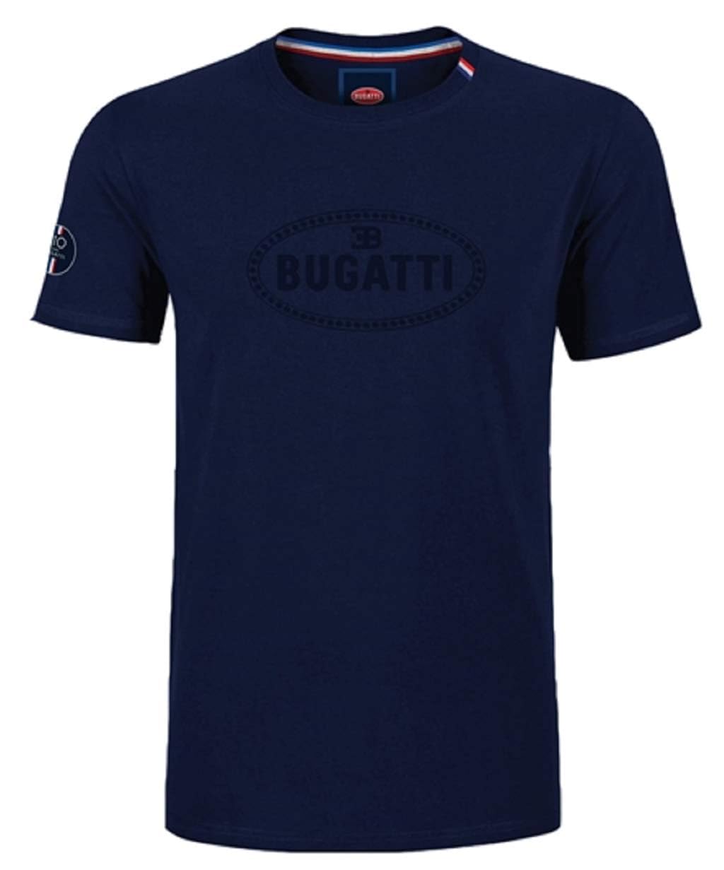 Buy Bugatti Men's Blue T-Shirt (XL) at Amazon.in