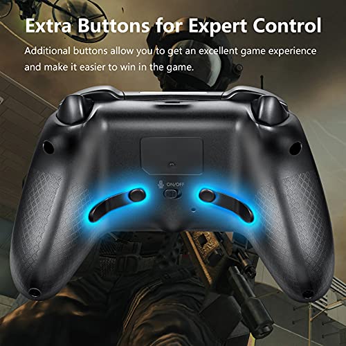 Elite Controller Wireless for PS4 Joystick 1200mAh with Turbo/Back ...