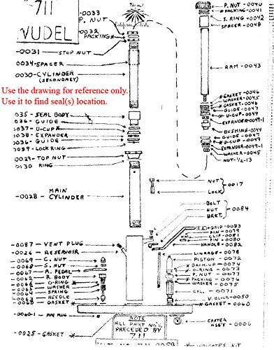 Wudel 711 Transmission Jack Seal Replacement Kit, Quality - Want It All
