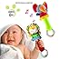 LAMAZE Rainbow Glow Baby Rattle Toy | Cute Light Up Baby Toy that ...