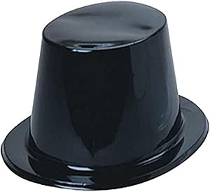 Amazon.com: U.S. Toy Plastic Top Hats, Pack of 12, Black : Clothing ...