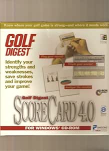 Amazon.com: Golf Digest Score Card 4.0
