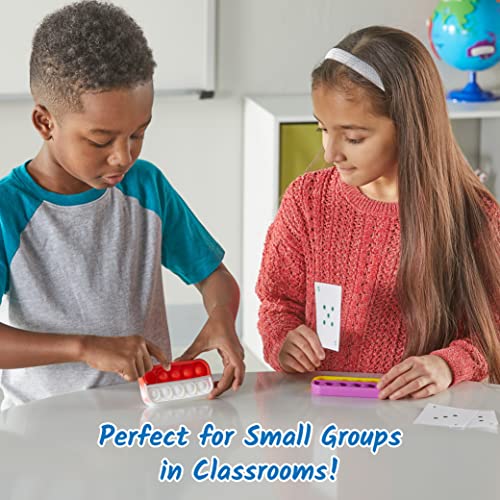 hand2mind Ten Frame Sensory Bubble Poppers, Ten Frame for Math, Push ...