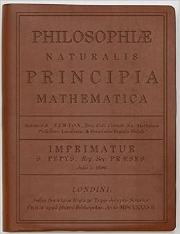 Principia Mathematica by Newton: Brown Lined Journal (Science ...