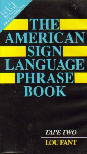 Amazon The American Sign Language Phrase Book Tape Two Movies TV Amazon The American Sign Language Phrase Book Tape Two Movies TV