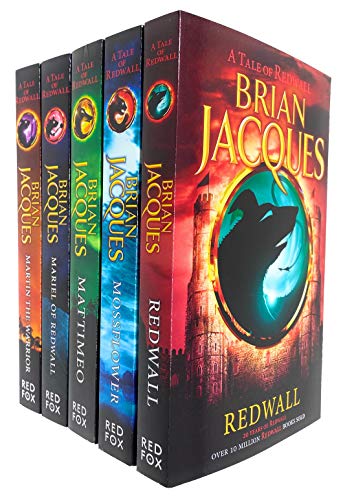 Brian Jacques Redwall Series 5 Books Collection Set (Redwall ...