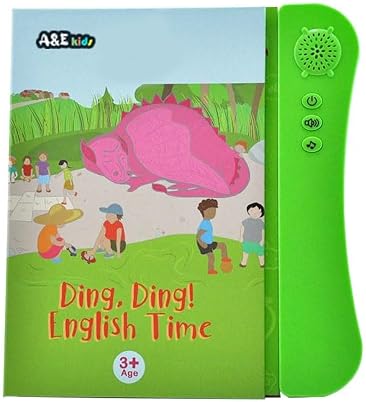 A&E Kids English Electronic Touch Paper Sound Book ABC Alphabet Letters ...