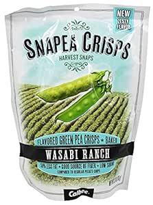 Amazon.com: Harvest Snaps - Snapea Crisps Wasabi Ranch - 3.3 oz (pack of 3)