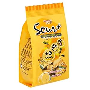 Amazon.com : 2-Pack/Malaysia Brand/Lot 100 Sour + / Mango Flavored ...