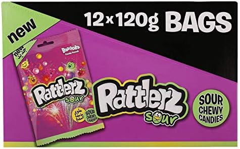 Bazooka Rattlerz Sour Chewy Candies, 120 G (Pack Of 12) price in UAE ...