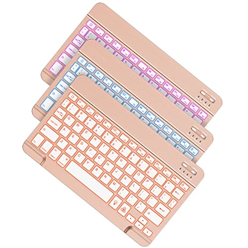 OMOTON Bluetooth Keyboard, Wireless Rechargeable Keyboard for iPad ...