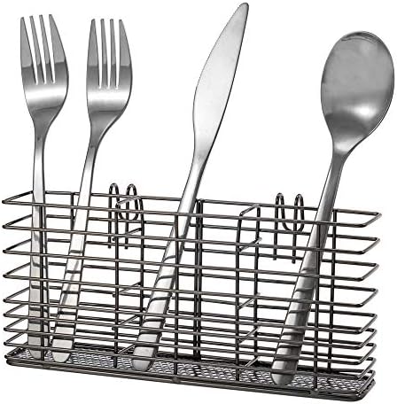 SANNO Stainless Steel Utensil Drying Rack Silverware Holder for Dish ...