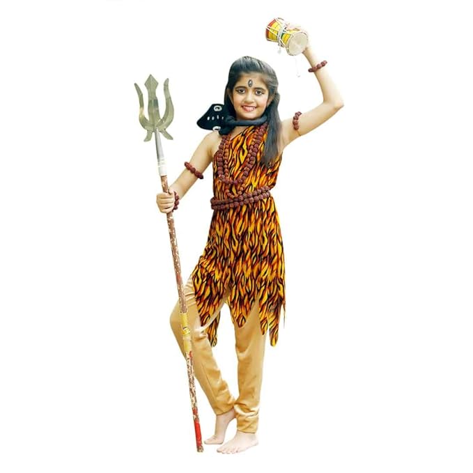 Buy ITSMYCOSTUME Shiva Indian Mythology Character Kids Fancy Dress ...
