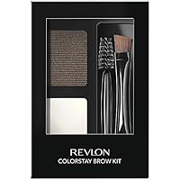 Amazon.com : Revlon Eyebrow Kit, ColorStay Brow Kit Eye Makeup with ...
