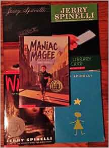 Jerry Spinelli 5 volume set: Maniac Magee, Wringer, Loser, The Library ...