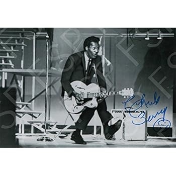 Amazon.com: Chuck Berry Poster, the Duck Walk, Iconic Rock N' Roll ...