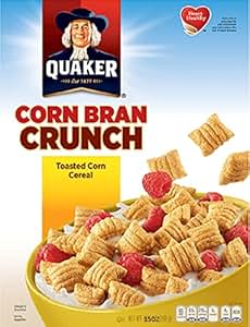 Amazon.com: Quaker, Corn Bran Crunch Cereal, 15oz Box (Pack of 4):