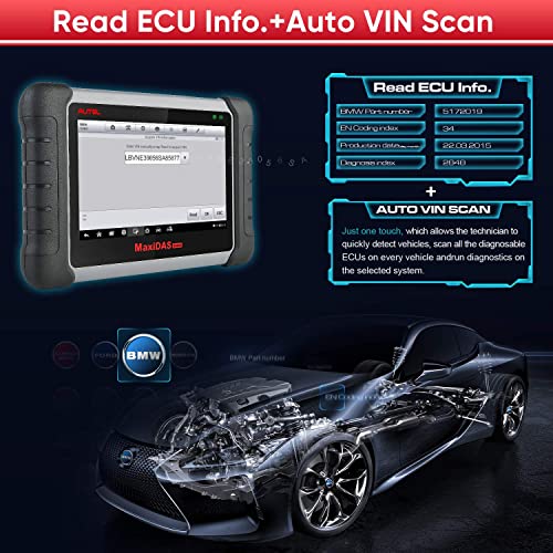 Autel Scanner MaxiDAS DS808K OBD2 Diagnostic Scan Tool with $200 ...
