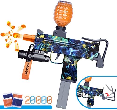 TOYAPY Electric Gel Ball Blaster, Splatter Ball Blaster Automatic, Uzi ...