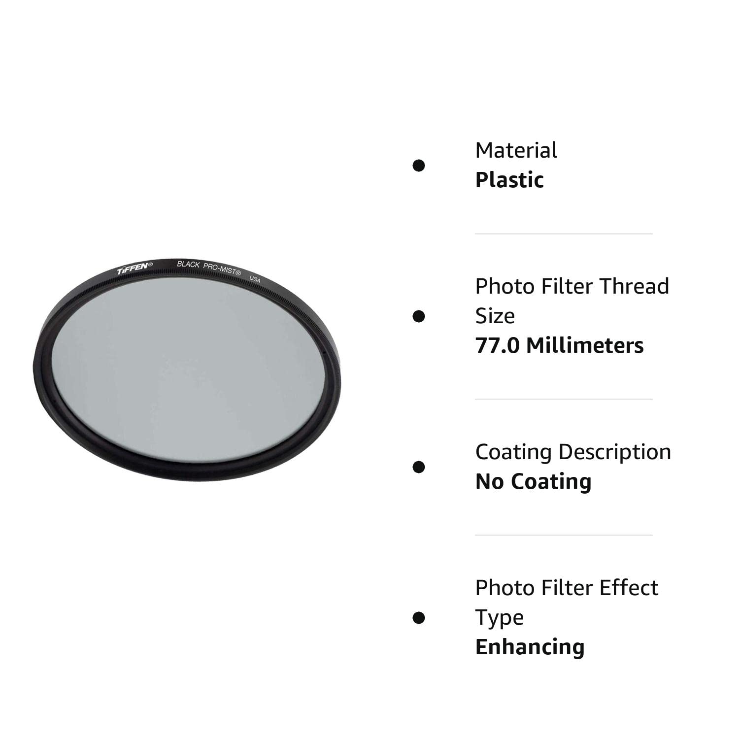 Mua Tiffen 77BPM12 77mm Black Pro-Mist 1/2 Diffusion Camera Filter trên ...