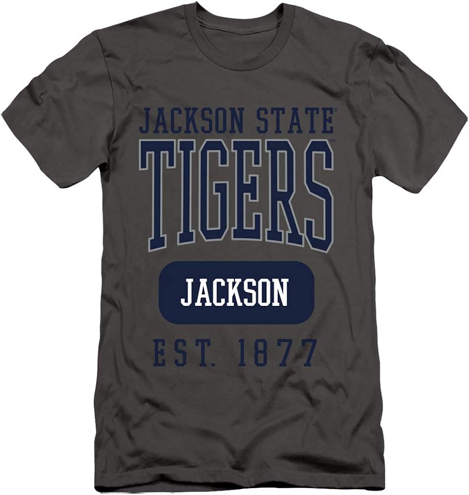Amazon.com: Jackson State University Official Founded Date Slim Fit ...