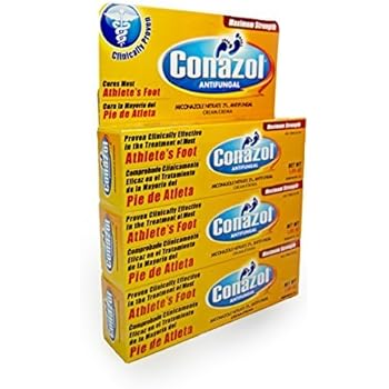 Amazon.com: Conazol Cream Anti-fungal Athlete's Foot Cure - 30g 3-Pack ...