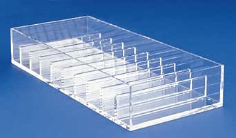 Clearform ML1015 Acrylic Sample Carrier Rack, 2" H x 5" W x 11.25" L ...