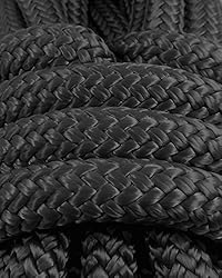 Miami Cordage NYB581C1 Nylon Double Braid 5/8 In X 100 Ft Black on ...