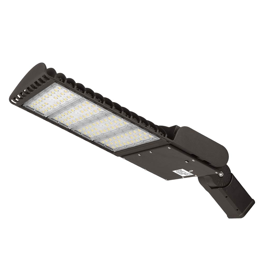 Hylele 400W LED Area Light Shoebox Outdoor Parking Lot Lights IP65 ...