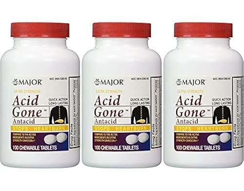 Major Pharmaceuticals Acid Gone Antacid Generic for Gaviscon Extra ...