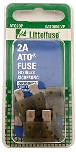 Amazon.com: Littelfuse 0ATO002.VP ATO 32 Volt 2 Amp Carded Fuse, (Pack of 5): Automotive