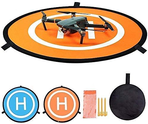 Enmayode Drone Landing Pad,UAV Landing Pad Foldable Drone Landing Mat ...