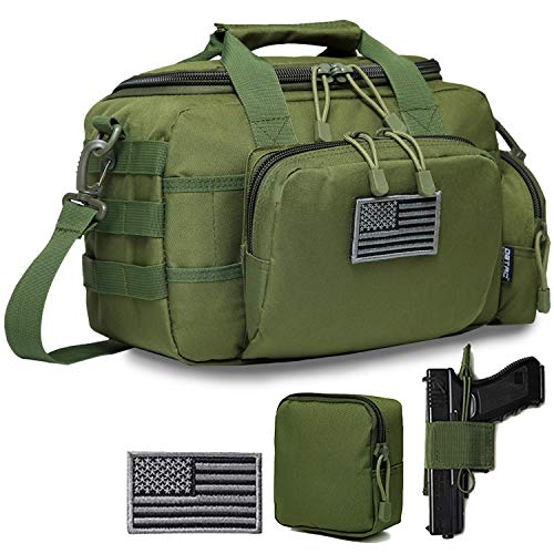 DBTAC Gun Range Bag Small | Tactical 2X Pistol Shooting Range Duffle ...