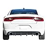 IKON MOTORSPORTS Rear Diffuser Compatible with 2015-2023 Dodge Charger ...