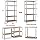 Yaheetech Heavy Duty 5 Tier Metal Garage Shelving Unit Boltless Storage ...