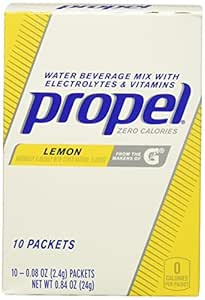 Amazon.com : Propel Powder Packets Lemon With Electrolytes, Vitamins ...