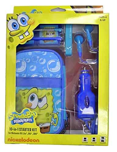 Amazon.com: Nickelodeon SpongeBob 10 in 1 Kit for DS and DS Lite: Video ...